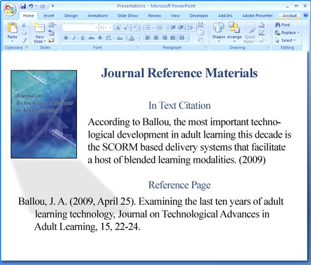 How To Use APA Format In Powerpoint Techwalla
