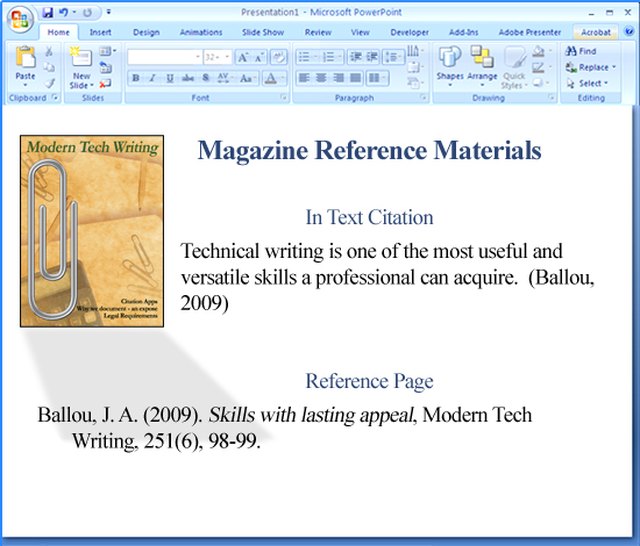 How To Use APA Format In Powerpoint Techwalla